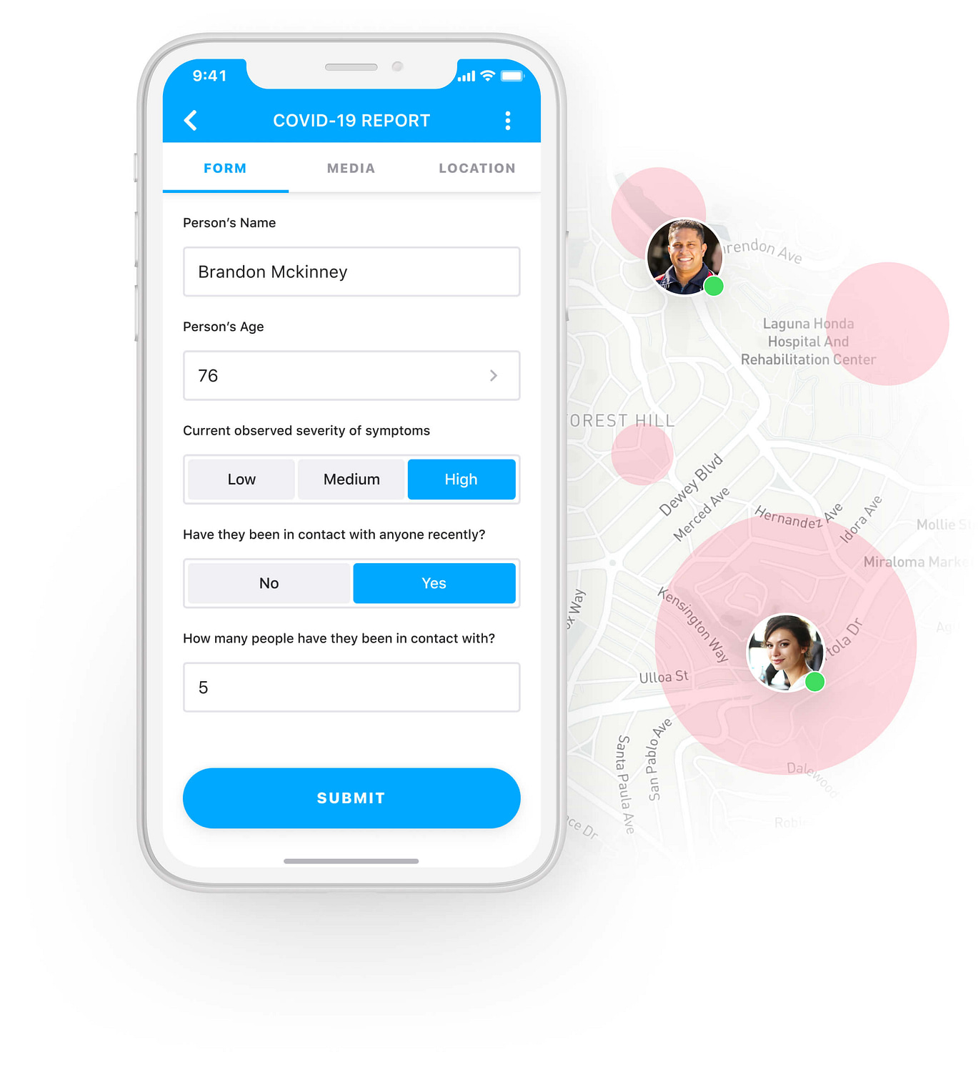 COVID-19 Inspection App - Gruntify